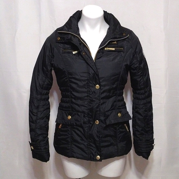 Apple Bottoms | Jackets & Coats | Apple Bottoms Black Quilted Puffer ...
